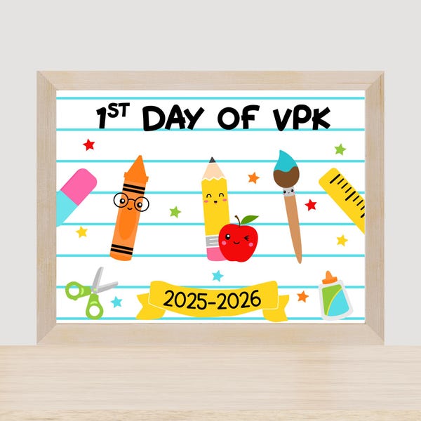 Vpk Sign - Etsy