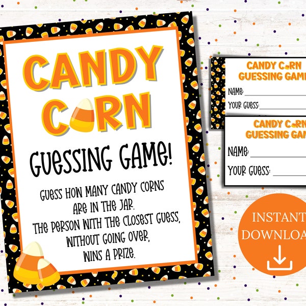 Candy Corn Printable - Etsy