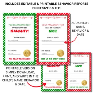 Elf Letter Bundle Arrival and Departure Letters, Santa Letter ...