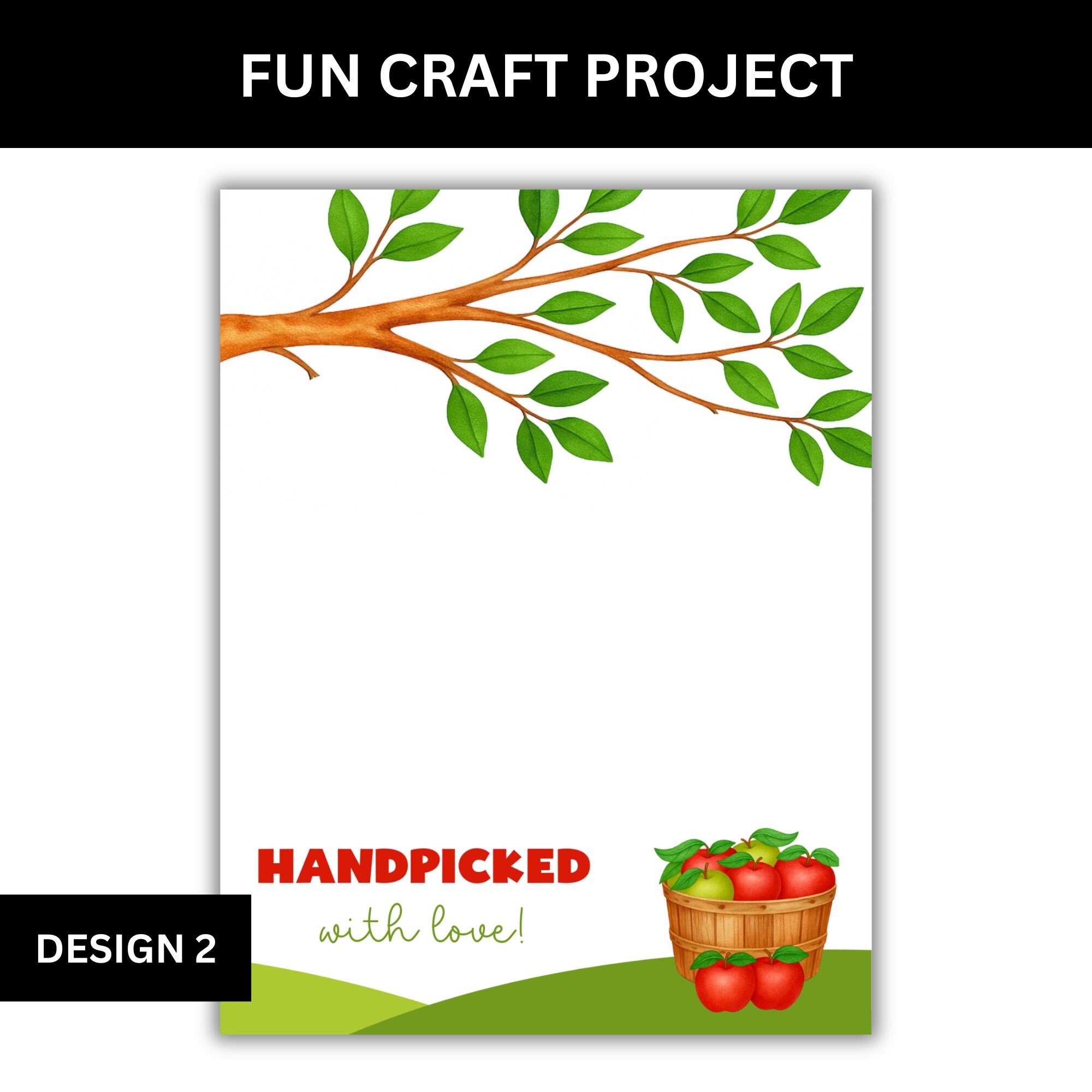 Apple Handprint Craft: Fall Kids Activity, Classroom Art (instant ...
