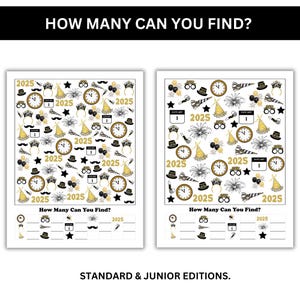 Kids New Year Game Bundle – Printable 2025 Activities - Etsy