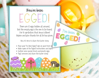 You've Been Egged Printable - Etsy