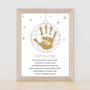 New Year Handprint Poem Printable – 2025 Keepsake Craft - Etsy