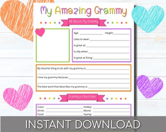 All About My Grammy - Etsy