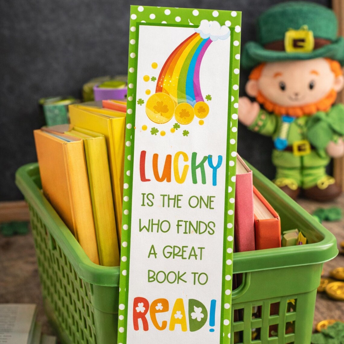 St. Patrick’s Day Bookmarks | Printable PDF | 5 Designs | Instant ...