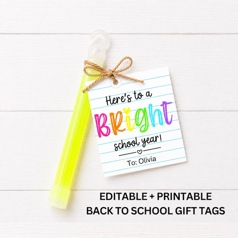 Glow Stick Back to School - Etsy