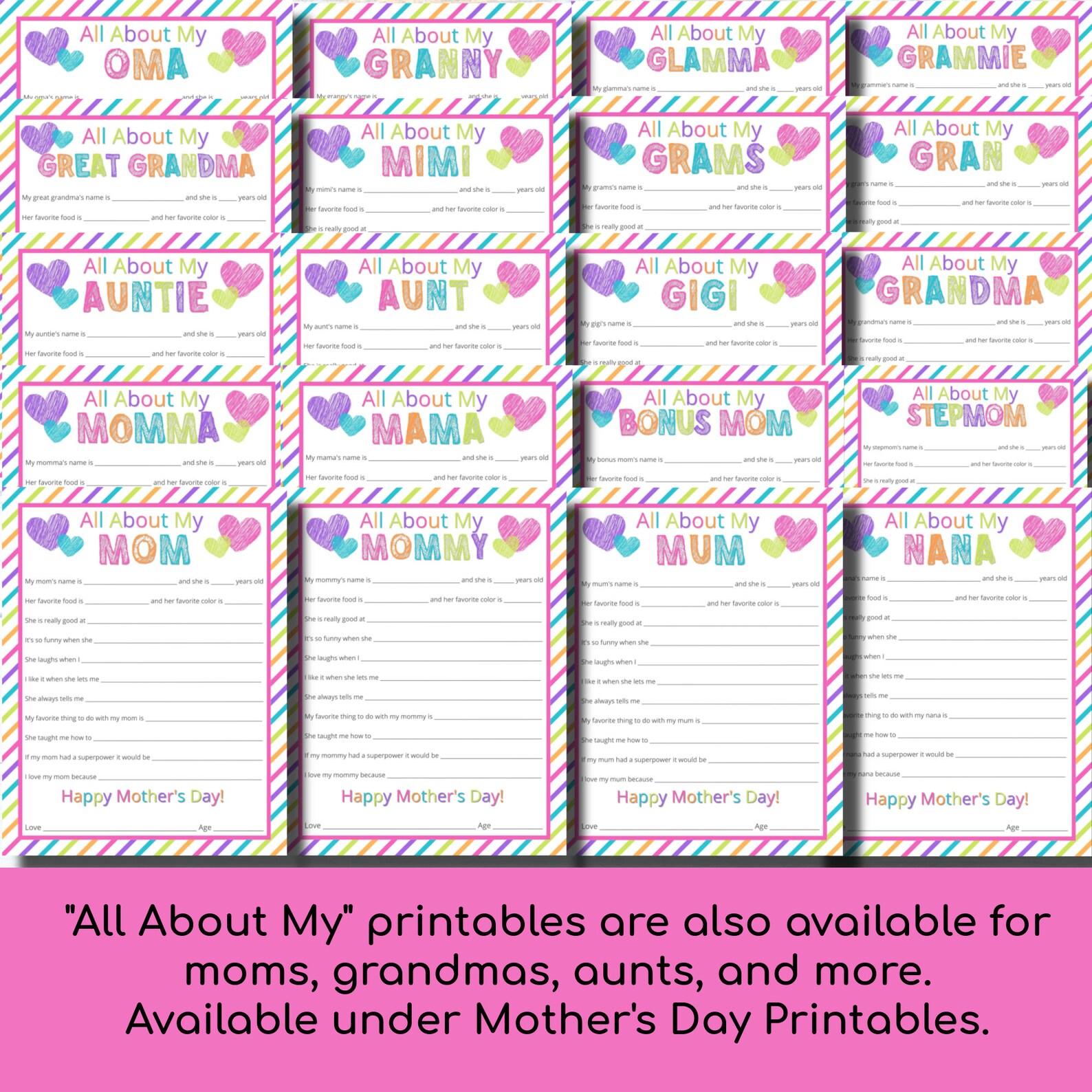 Father's Day Printable All About My Pepe Father's - Etsy UK