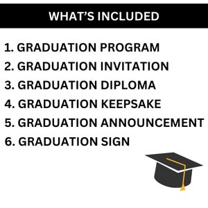 Kindergarten Graduation Bundle - Editable Canva Files - Program ...