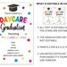 Editable Daycare Graduation Invitation, Daycare Printables, Daycare ...