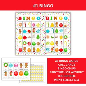 Gingerbread Game Bundle | Printable Holiday Activities PDF - Etsy