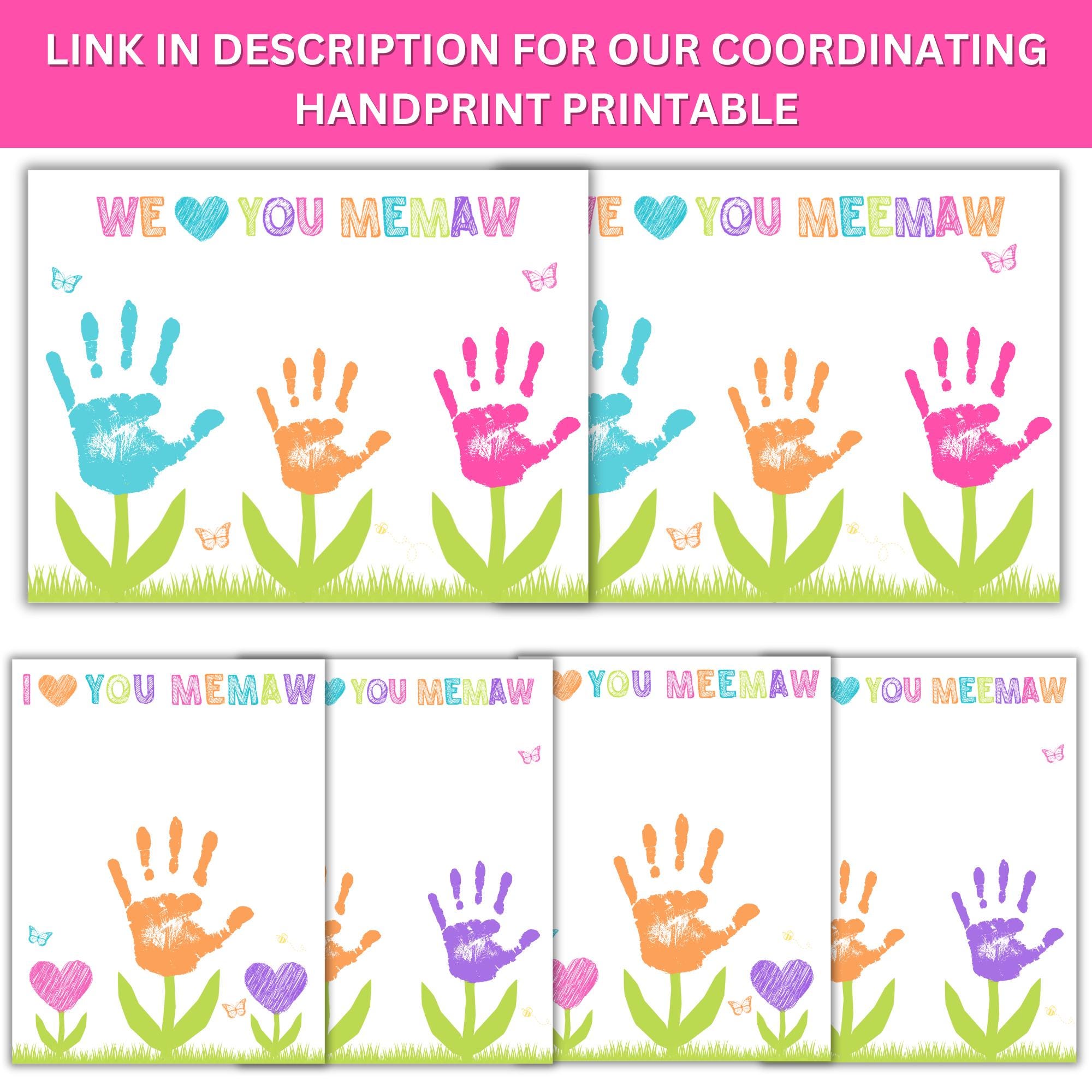 Meemaw Gift: All About My Meemaw Printable (PDF & JPG) - Etsy