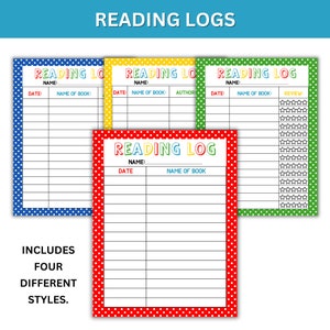 Reading Challenge Printable Bundle | Summer Reading Goals | Reading ...