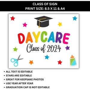 Daycare Graduation Bundle Program Invitation Diploma Graduate Keepsake ...