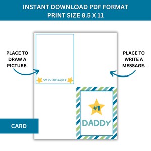 All About My Daddy Printable - Father's Day Gift - Instant Download PDF ...