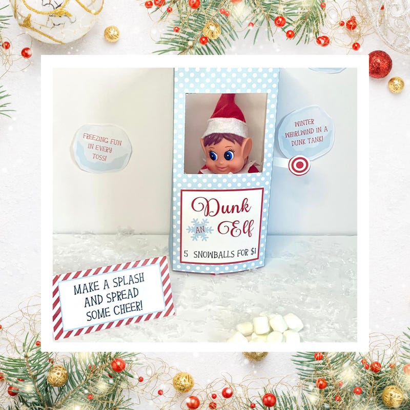Elf on the Shelf Snowball Fight - Etsy