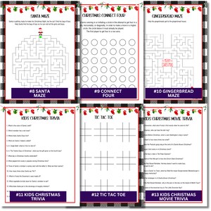 Printable Christmas/holiday Game Bundle 20 Games and Activities Instant ...