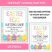 Easter Egg Guessing Game: Printable Party Activity (instant Download ...