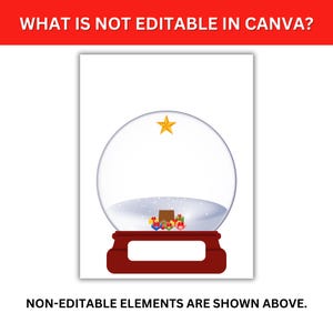 Snow Globe Handprint Printable, Christmas Tree Handprint Craft ...