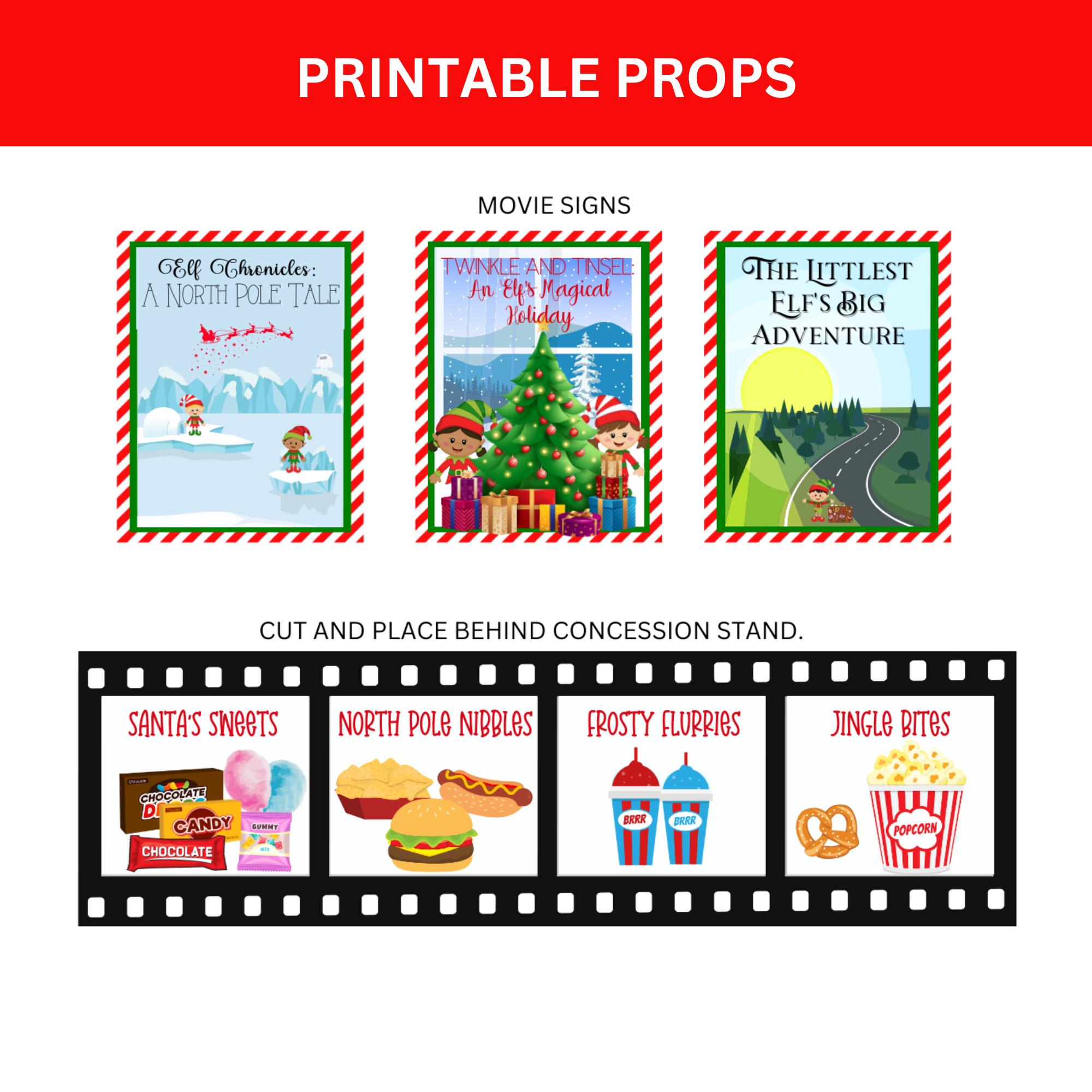 Elf Movie Prop Printable | Instant Download PDF | Candy Cane Cinema - Etsy