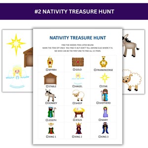 Printable Nativity Games Nativity Christmas Game and Activity Bundle ...