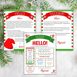 Editable Elf Arrival Letter Set: Personalized Welcome Letter (canva ...