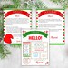 Editable Elf Arrival Letter Set: Personalized Welcome Letter (canva ...