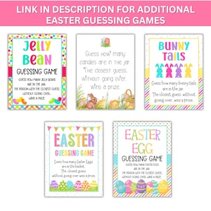 Jelly Bean Guessing Game Printable: Easter, Baby Shower, Classroom (PDF ...