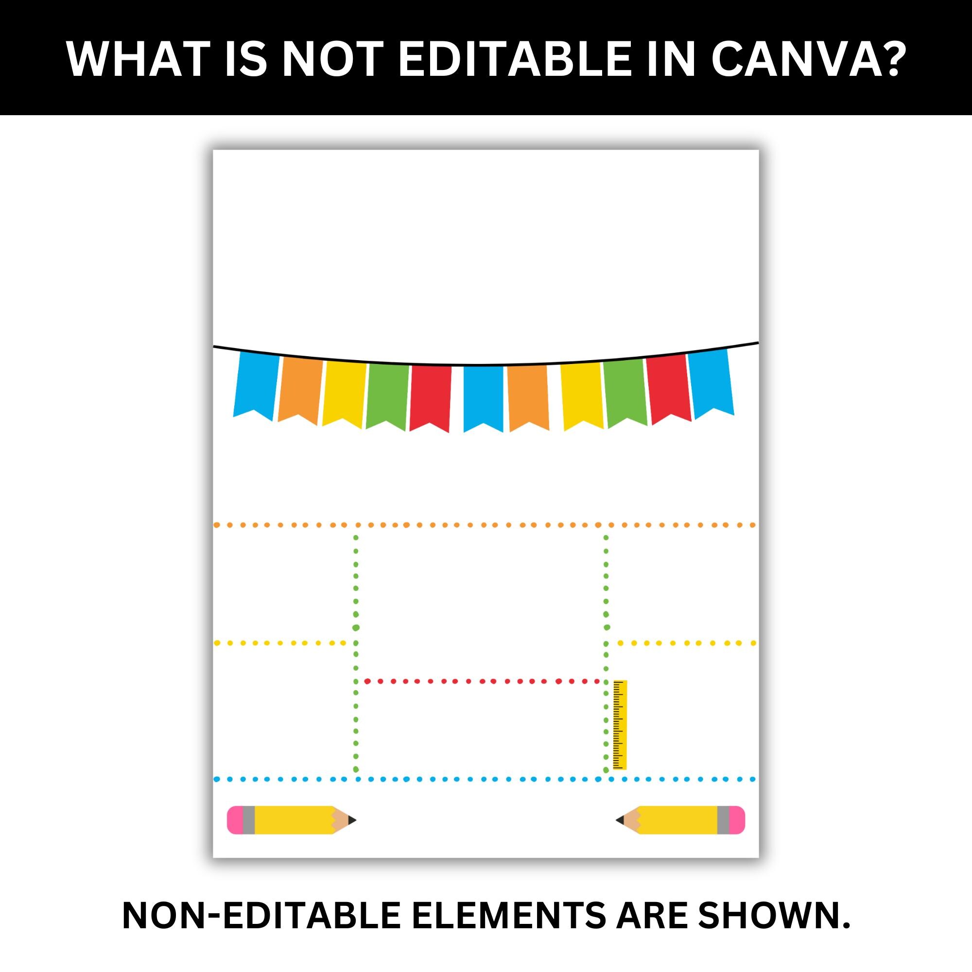 Editable School Sign Template: First & Last Day Photo Prop (canva ...