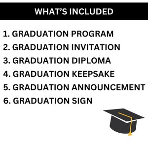 Daycare Graduation Bundle, Editable Canva Graduation Set, Daycare ...
