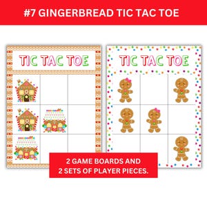 Gingerbread Game Bundle | Printable Holiday Activities PDF - Etsy