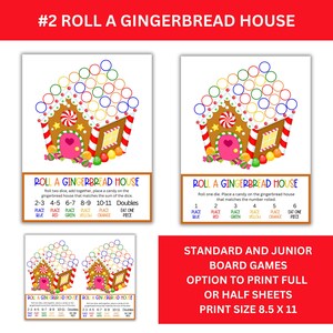 Gingerbread Game Bundle | Printable Holiday Activities PDF - Etsy