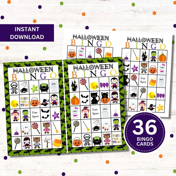 Halloween Bingo - Etsy