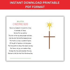 Christmas Tree Handprint Poem Printable | DIY Christmas Kids Craft ...
