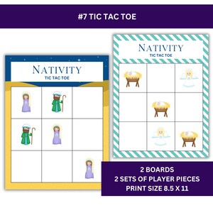 Printable Nativity Games Nativity Christmas Game and Activity Bundle ...