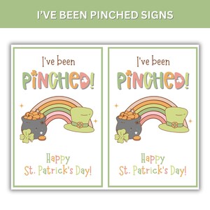 You've Been Pinched St. Patrick’s Day Printable | Fun St. Patrick’s Day ...
