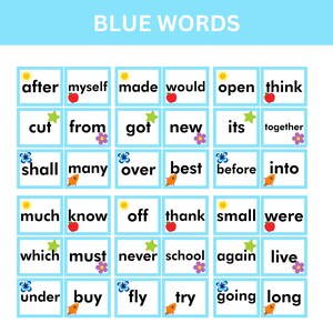 Printable Sight Words | Editable in Canva | Instant Download PDF - Etsy