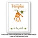 Pumpkin Kisses Fall Wishes Handprint Art Keepsake (PDF Download) - Etsy