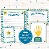 First Day of School Handprint Craft, Back to School Printable, School ...