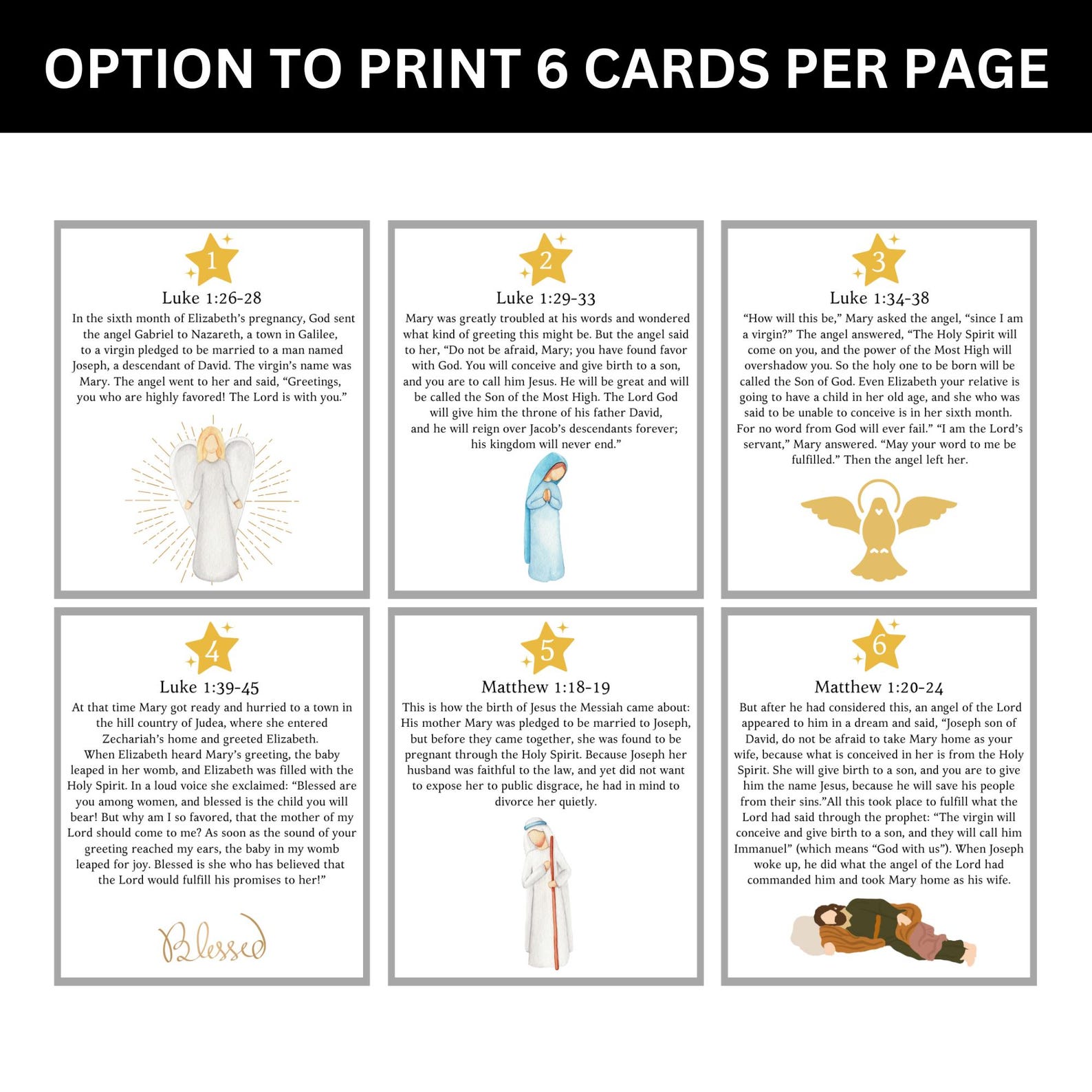 Nativity Story Advent Calendar Printable for Kids (PDF Download) - Etsy