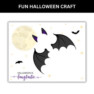 Bat Footprint Halloween Craft: Toddler & Baby Keepsake Art (PDF ...