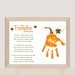Pumpkin Promise Handprint Craft Printable | DIY Christian Pumpkin Kids ...