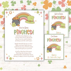 You've Been Pinched St. Patrick’s Day Printable | Fun St. Patrick’s Day ...