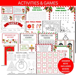 Christmas Elf Kit Bundle, Printable Christmas Elf Kit, Christmas Elf ...
