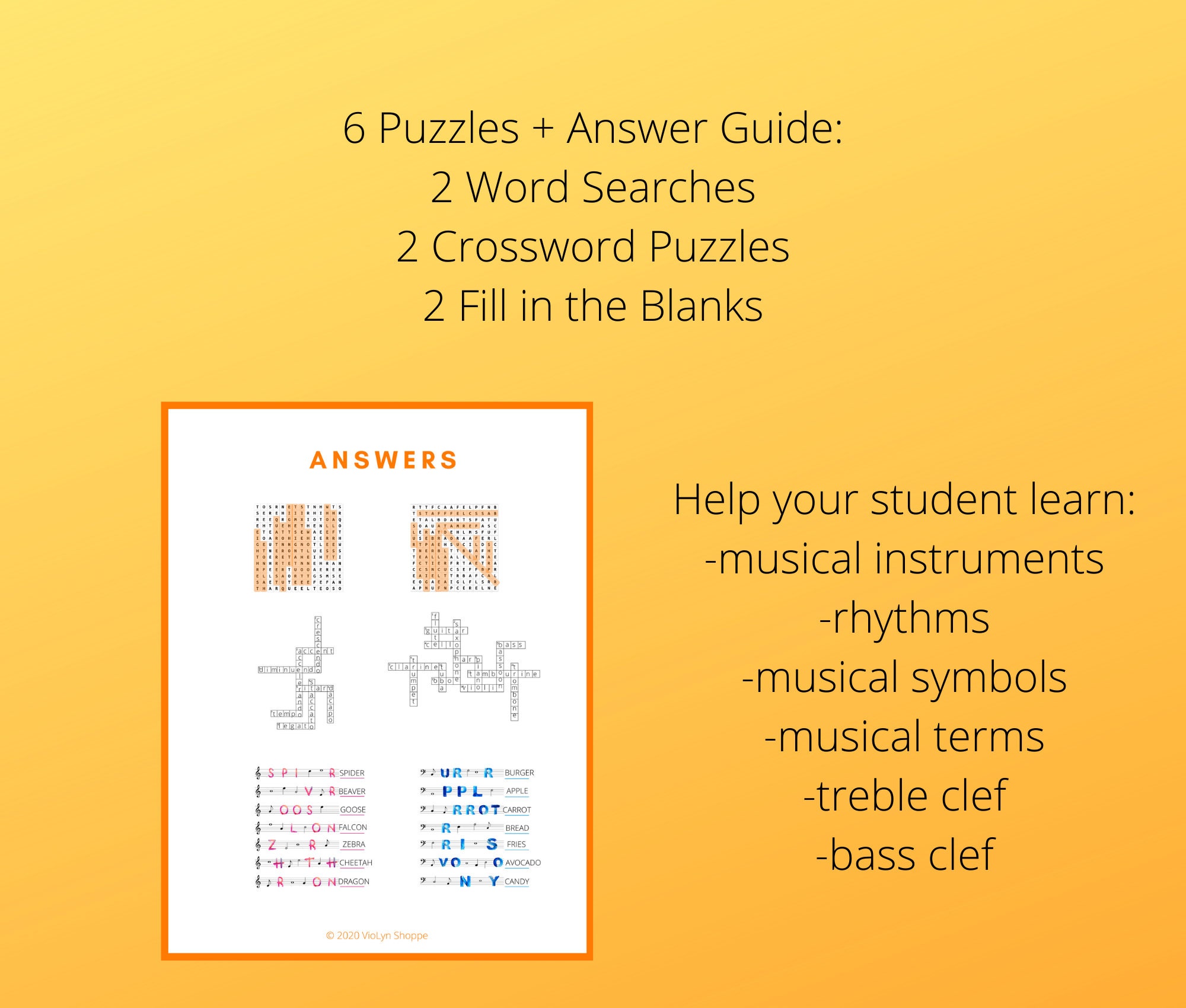 Musical Puzzles Book Kids Puzzles to Learn Music Music - Etsy España