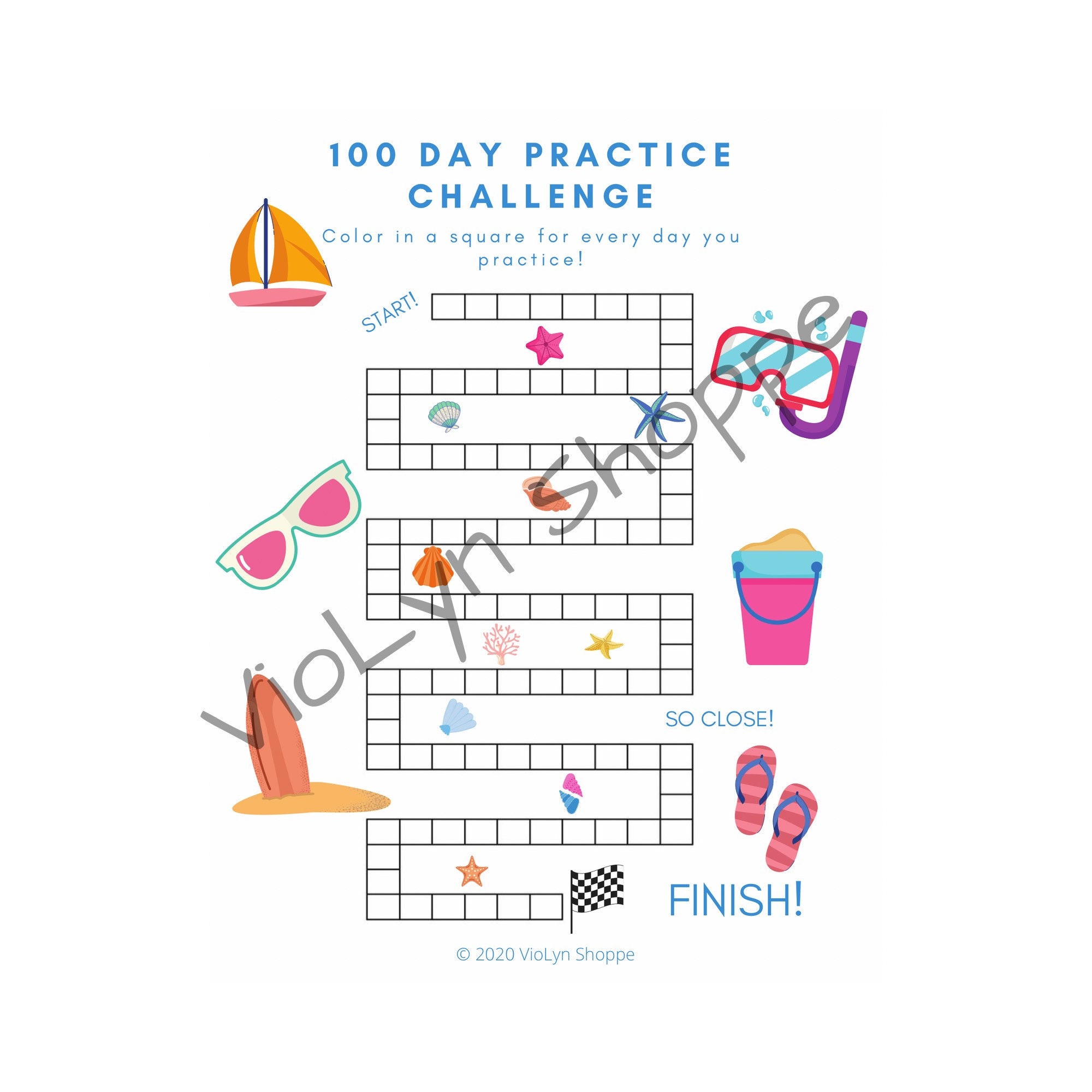 Music Practice Charts BUNDLE Spring Summer Fall & Winter - Etsy