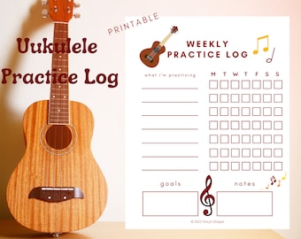 Printable Monthly Music Lesson Piano Practice Chart - Etsy