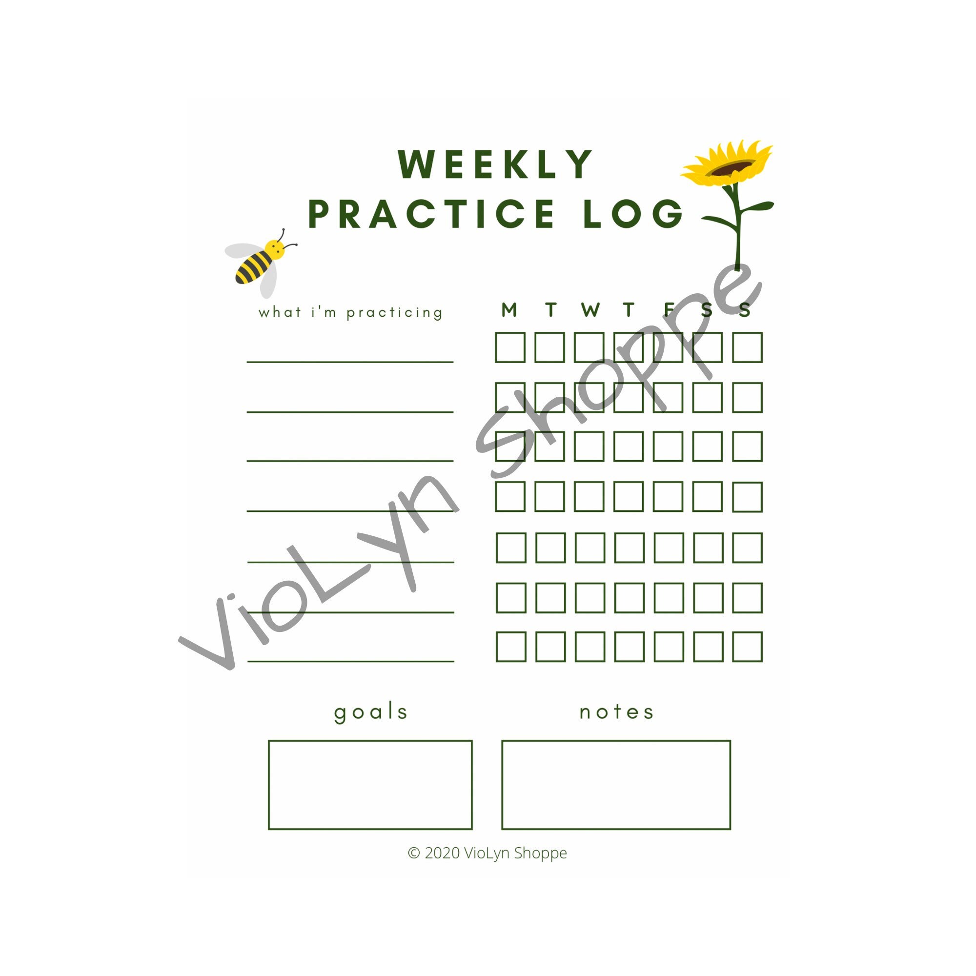 Music Practice Charts BUNDLE Spring Summer Fall & Winter - Etsy