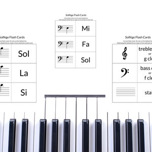 Solfège Flash Cards | Printable Flash Cards to Learn to Read Music and ...