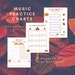 Music Practice Charts BUNDLE Spring Summer Fall & Winter - Etsy