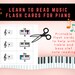 Note Reading Flash Cards for Piano | Printable Flash Cards to Learn to ...